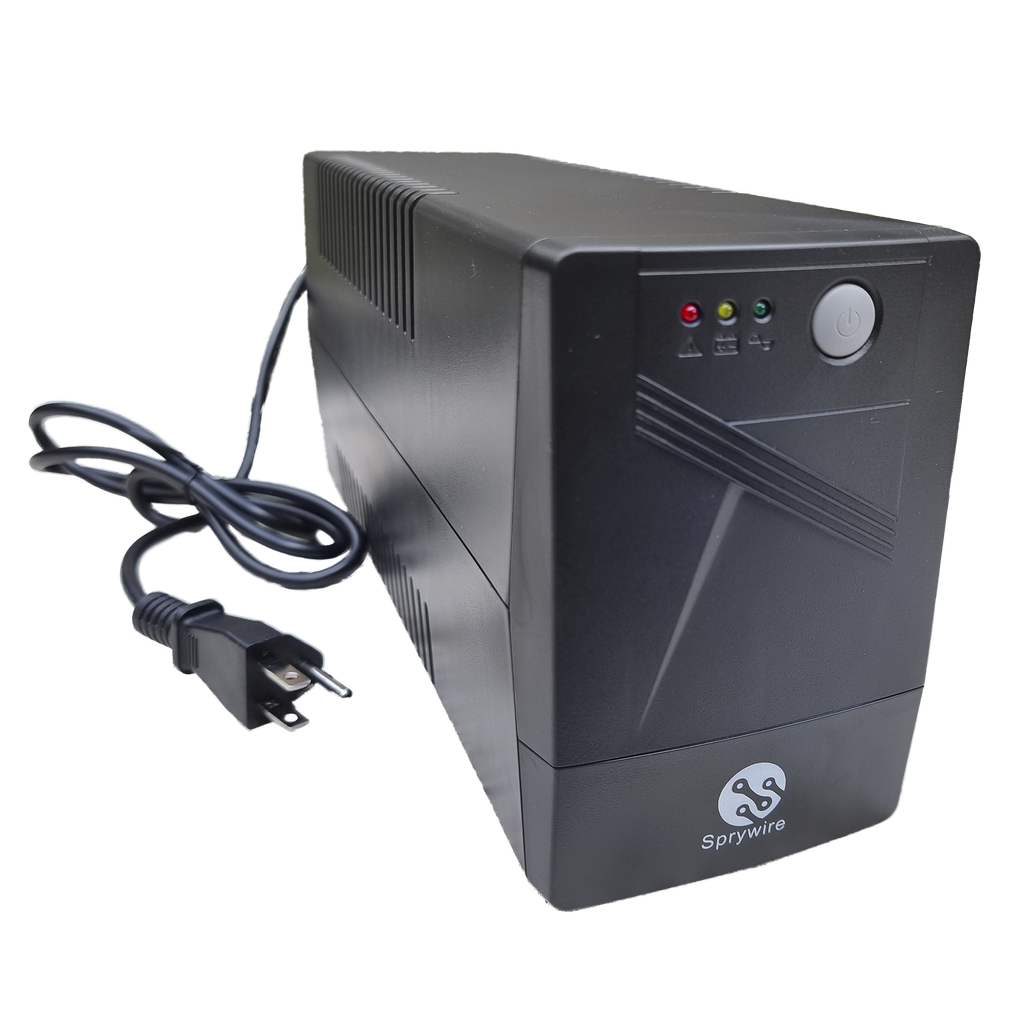 UPS interactivo de 750VA/350W, SpryWire | Box Security